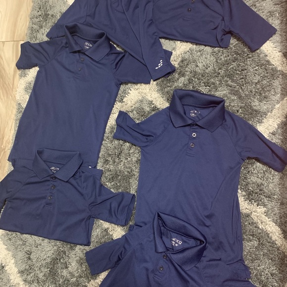 bcg | Shirts & Tops | Bcg Navy Blue Boy Uniform Shirt 45 Like New ...